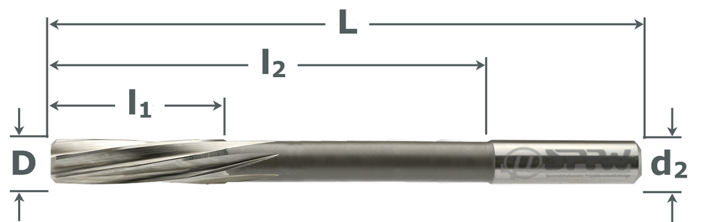 Maschinenreibahlen HSS-E05 DIN 212 H7 | SPPW GmbH