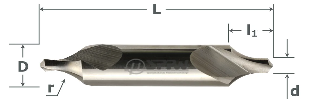 HSS Center Drills DIN 333 Form R | SPPW GmbH