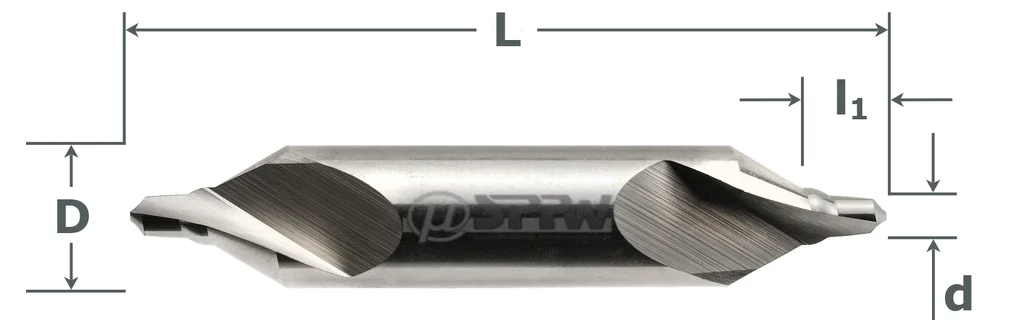 Zentrierbohrer HSS DIN 333 Form W mit Wulst | SPPW GmbH