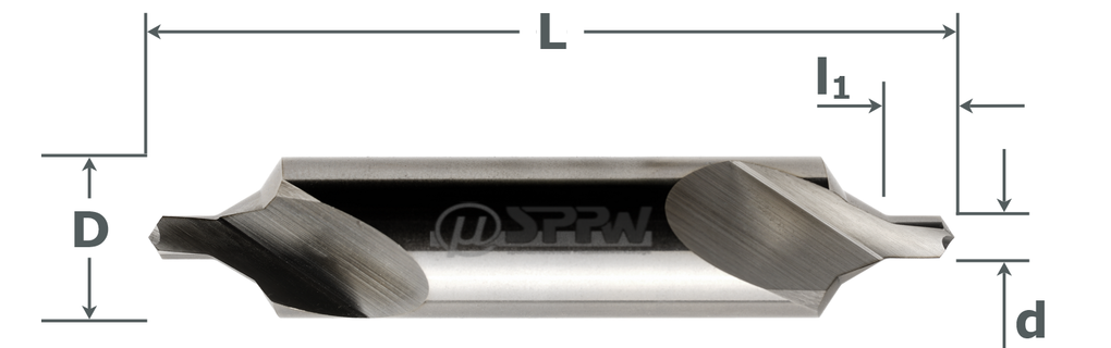 HSS Center Drills DIN 333 Form B | SPPW GmbH