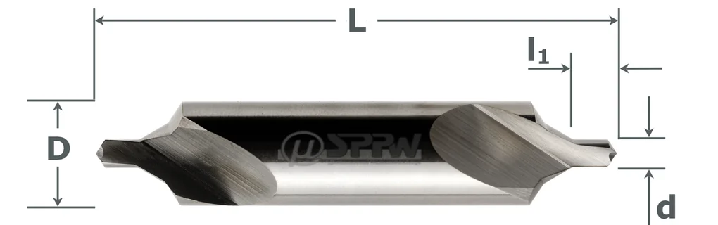 HSS Center Drills DIN 333 Form B | SPPW GmbH