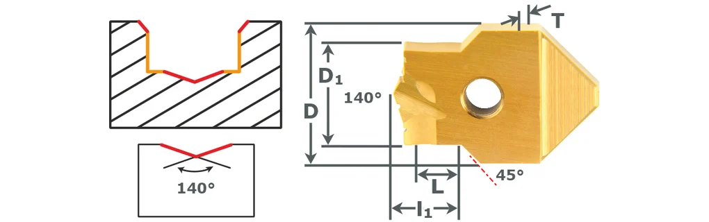 Carbide 4-in-1 Counter Bore Inserts A.Cut | SPPW GmbH