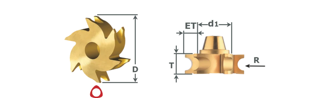 UFO Carbide Concave Radius Cutter A.Cut | SPPW GmbH