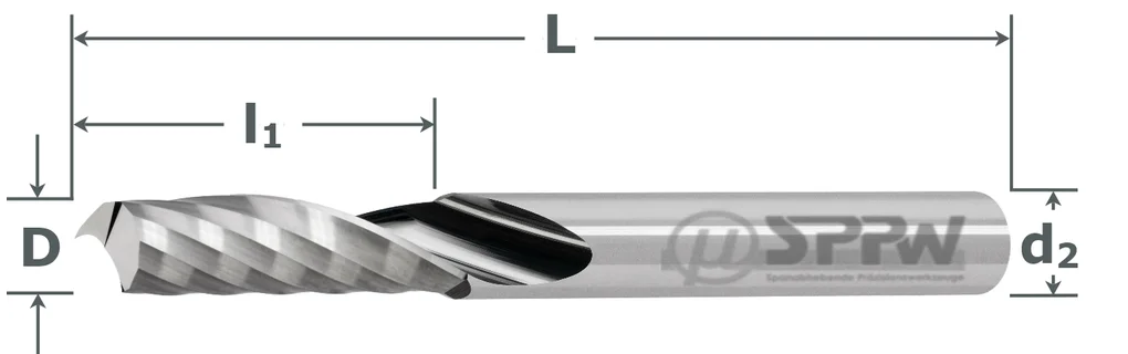 Carbide Single Flute Cutters - Imperial | SPPW GmbH